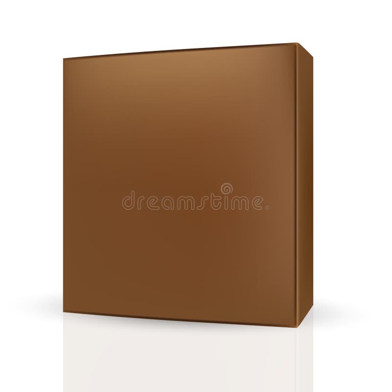 Brown package box stock illustration. Illustration of sale - 36400380