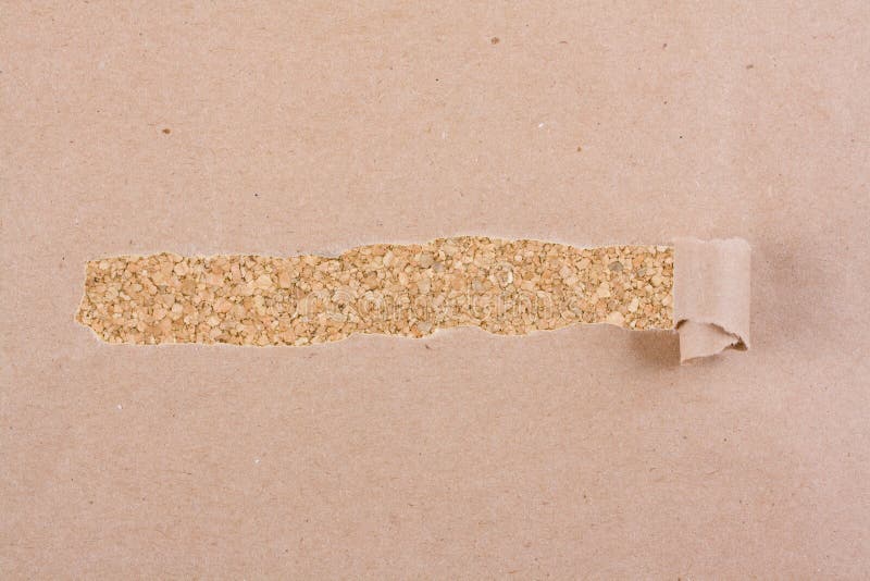 Brown package paper torn stock image. Image of cardboard - 48818815