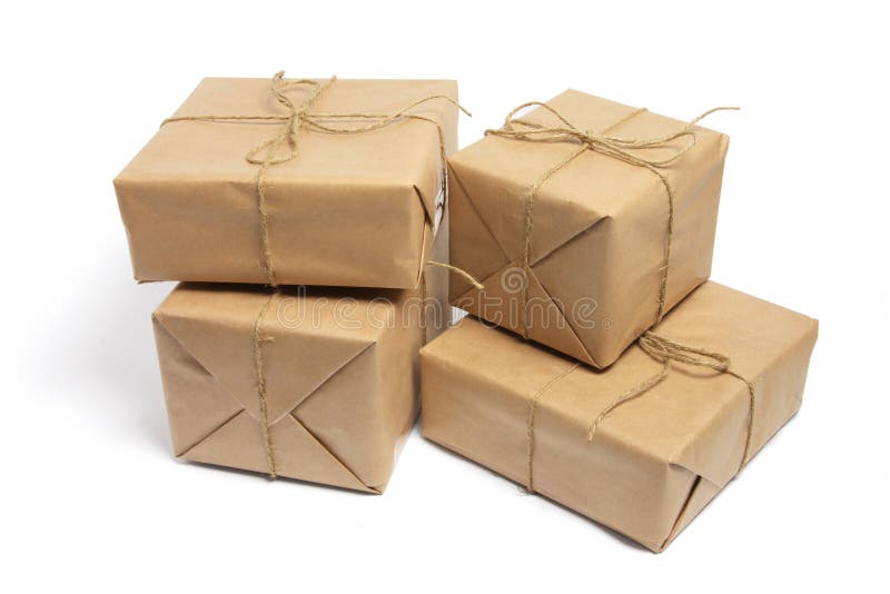 Brown Packages stock photo. Image of shot, surprise, packages - 13554682