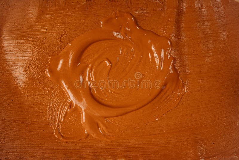 Brown Paint Texture on Wall Stock Photo - Image of abstraction ...