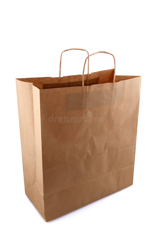 Brown Paper Bag stock photo. Image of shopping, paper - 5114628