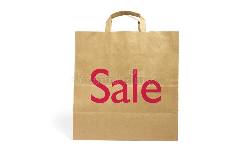 Brown Paper Bag stock photo. Image of still, brown, isolated - 12209572