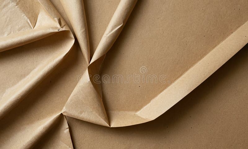 A Brown Paper Bag is Being Ripped Open, and the Paper is Being Pulled ...