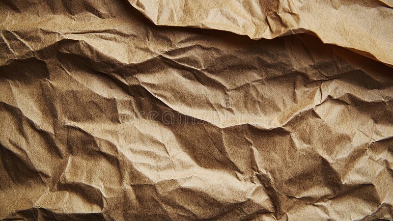 Brown Paper Bag Texture Close-up of a Brown Paper Bag with a Natural ...