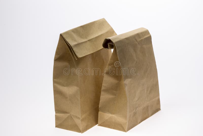 Brown Paper Bag stock image. Image of background, folded - 67281329