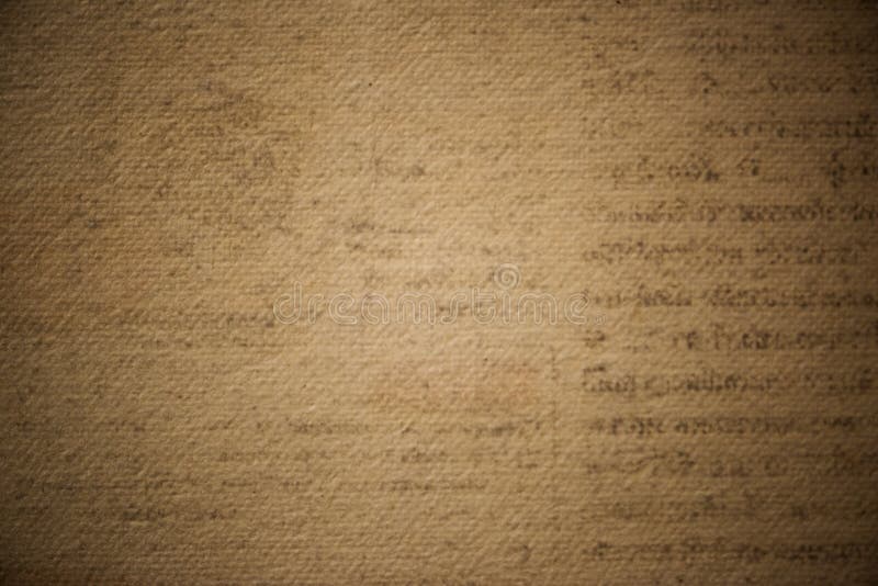 Brown Paper With Black Handwritten Texts Stock Photo - Image of ...