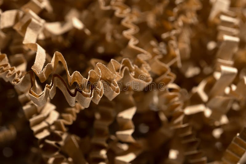 Brown Paper Box Filler stock photo. Image of paper, closeup - 304500296