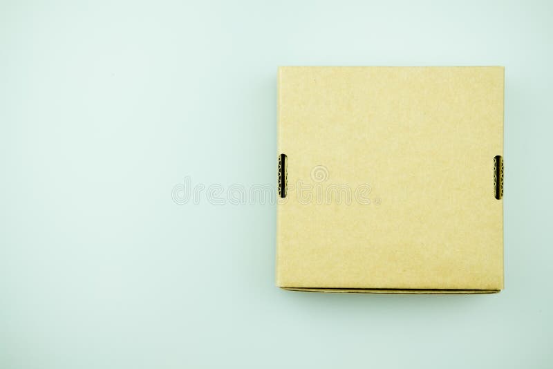 Brown paper box stock photo. Image of paper, boxes, mail - 156729104