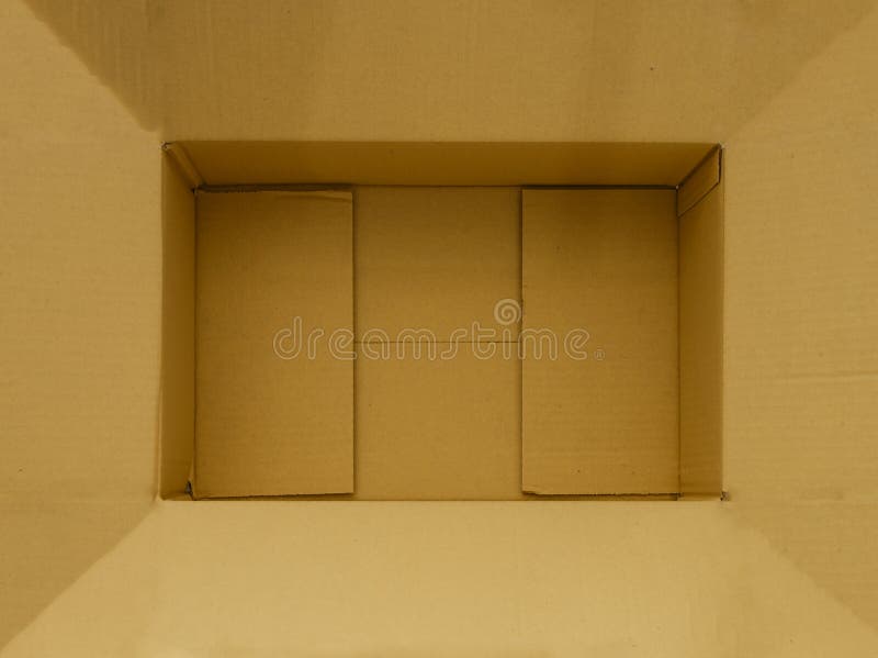 Brown Paper box stock photo. Image of inside, pattern - 56638718