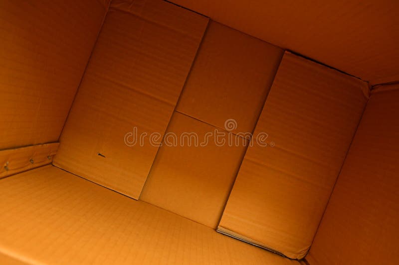 Close Up Brown Paper Box Packaging for Design Stock Photo - Image of ...