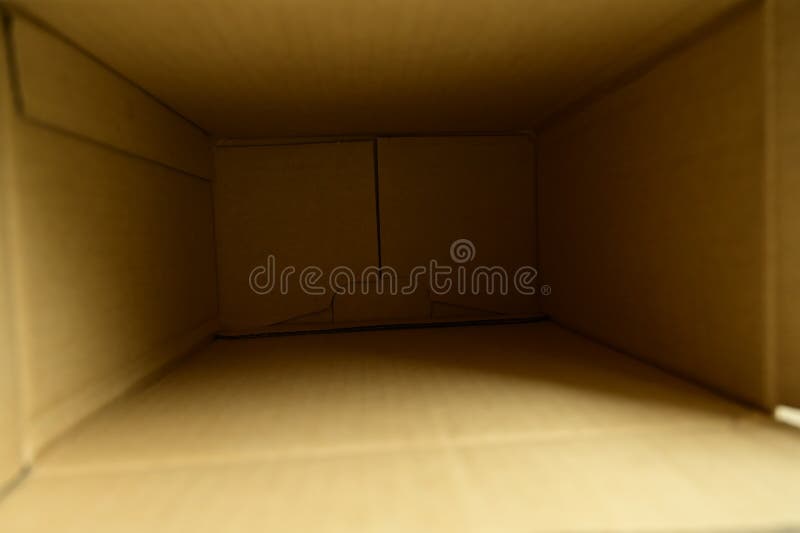 Close Up Brown Paper Box Packaging for Design Stock Photo - Image of ...