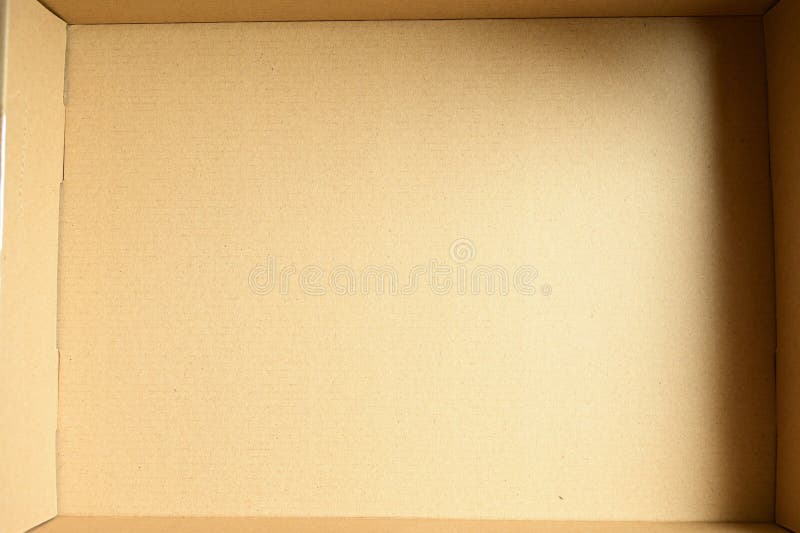 Brown Box Packaging for Shipping, Paper Texture Stock Image - Image of ...