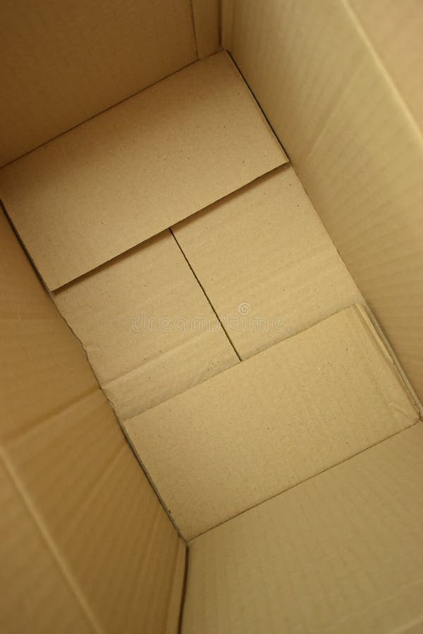 Close Up Brown Paper Box Packaging for Design, Paper Industry Stock ...