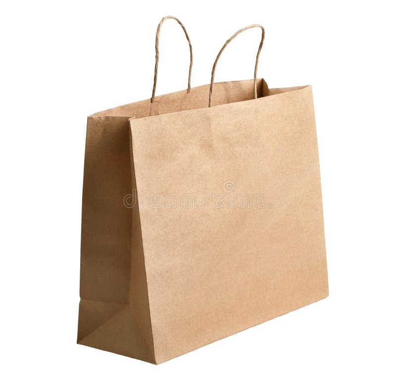 Brown Paper Bag stock photo. Image of shopping, paper - 5114628