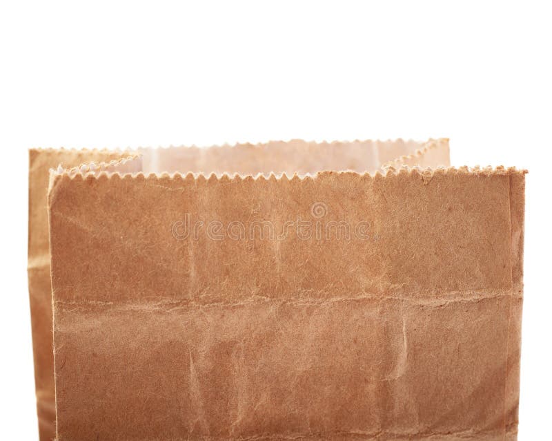 Brown Paper Tube Container Isolated Stock Image - Image of carton ...