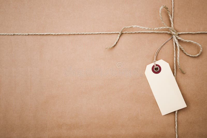 Brown paper parcel stock image. Image of background, package - 21658317