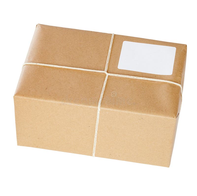 Brown Paper Parcel stock image. Image of package, parcel - 124475689