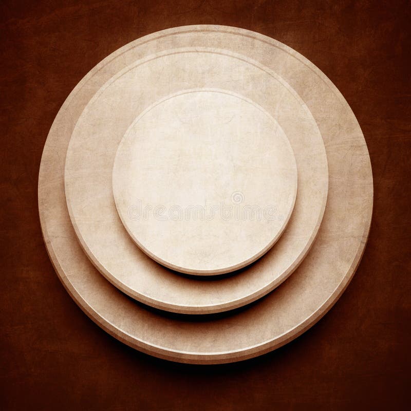 Brown paper round notes stock photo. Image of label, paper - 36959292