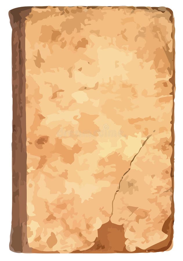 Brown paper scroll stock illustration. Illustration of cleft - 30313523
