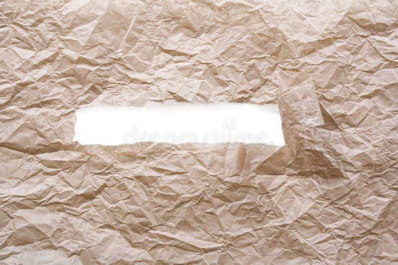 Brown package paper torn stock image. Image of cardboard - 48818815