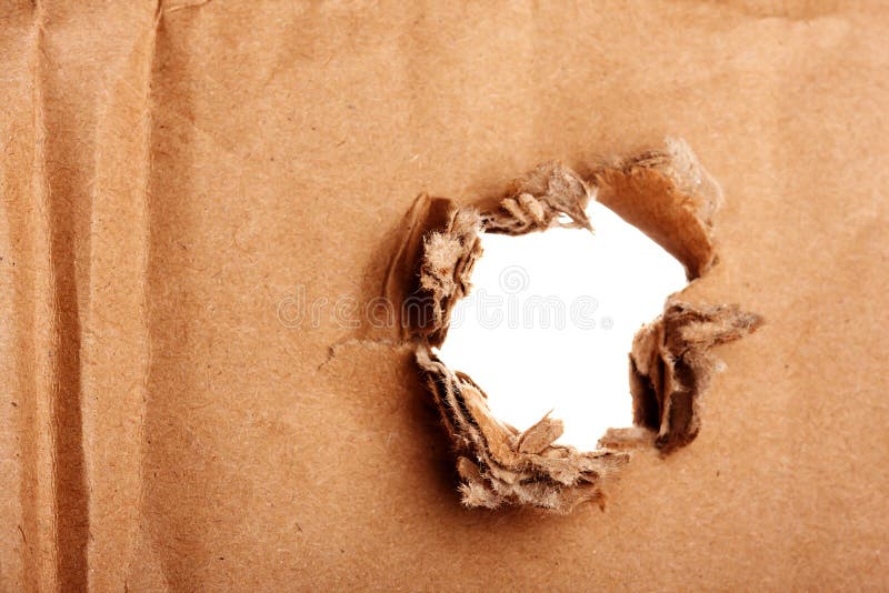 Papierloch stockbild. Bild von rand, explodieren, geöffnet - 2605943