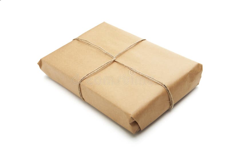 Brown Parcel stock photo. Image of merchandise, carton - 26893012