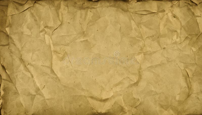 A Brown Parchment Paper with a Creased Edge Stock Illustration ...