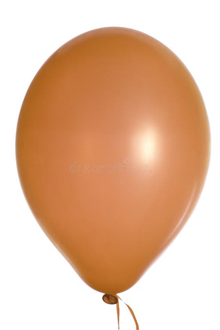 Brown party balloon stock photo. Image of carnival, three - 11928840