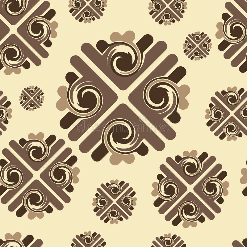 Brown Pattern Seamless Texture Stock Vector - Illustration of cover ...