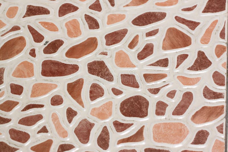Brown Pattern of Tile Floor. Stock Photo - Image of floor, interior ...