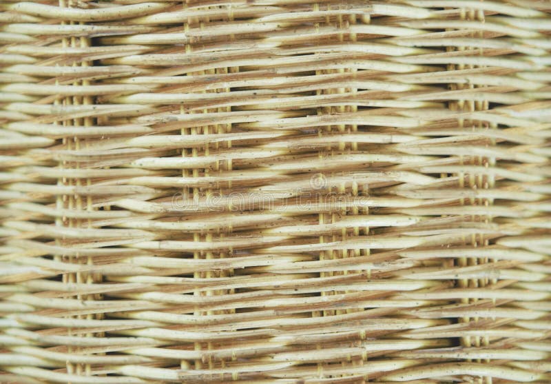 Brown Pattern of Wicker Rattan Texture Background Stock Photo - Image ...