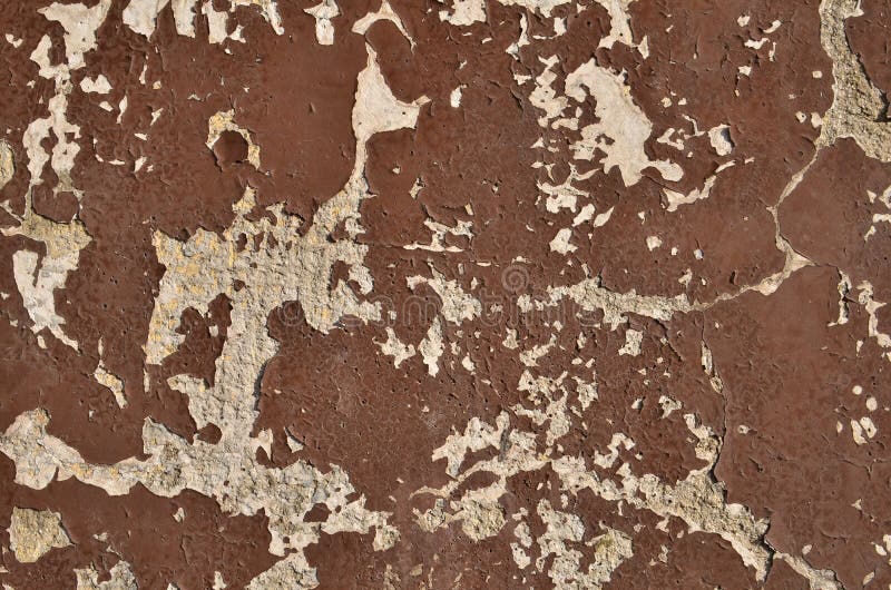 Brown peeling paint stock photo. Image of revealing, weathered - 84041328