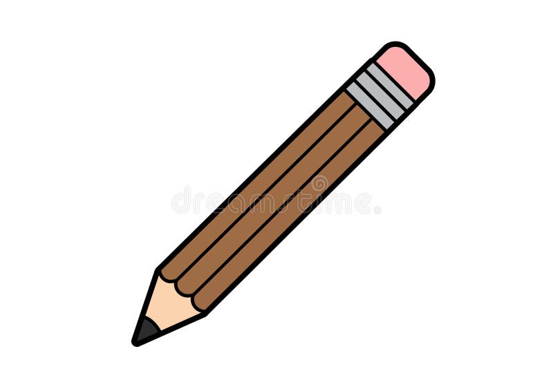 Dull pencil clipart stock vector. Illustration of drawing - 362857568