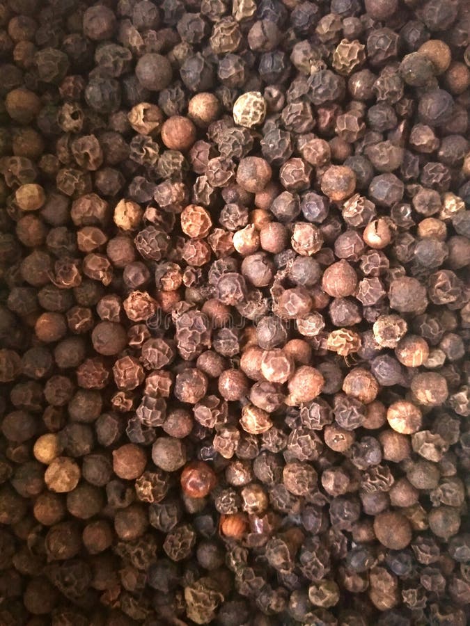 Brown Pepper, Detail of Kitchen Spice Stock Image - Image of wonderfull ...