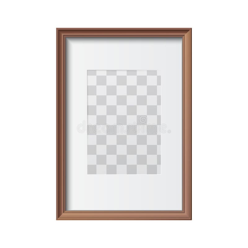 Brown Photo Frame Composition Stock Vector - Illustration of square ...