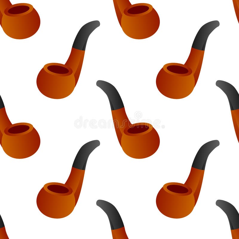 Brown Pipe Seamless Pattern Stock Vector - Illustration of background ...