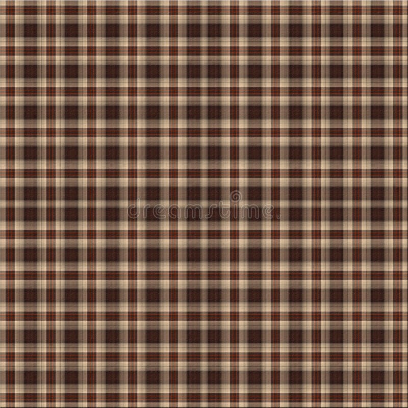 Brown Plaid stock illustration. Illustration of graphic - 12377369