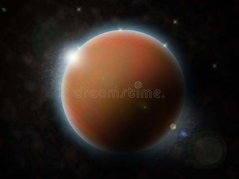 Brown Planet Saturn with Rings Stock Vector - Illustration of astro ...