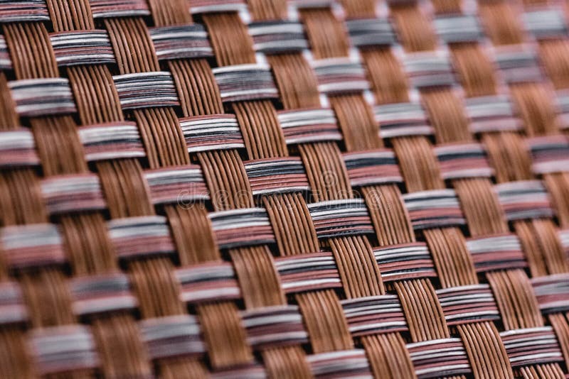 Brown Plastic Weaving Texture, Braided Pattern Stock Photo - Image of ...