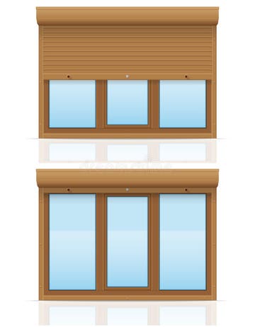 Cartoon Window Shutters Stock Illustrations – 734 Cartoon Window ...