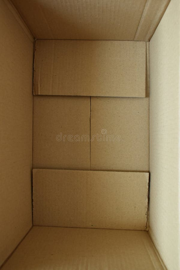 Brown Post Box Packaging Put on Wood Floor Stock Image - Image of ...