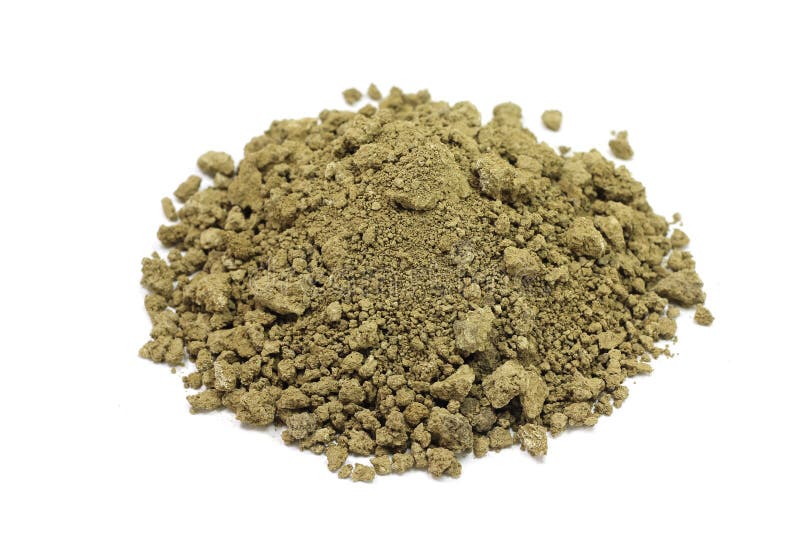 Brown Powder Explosion on White Background. Paint Holi Stock Photo ...