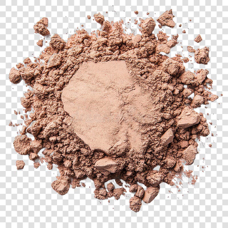 Brown powder pile stock illustration. Illustration of cheek - 341464838