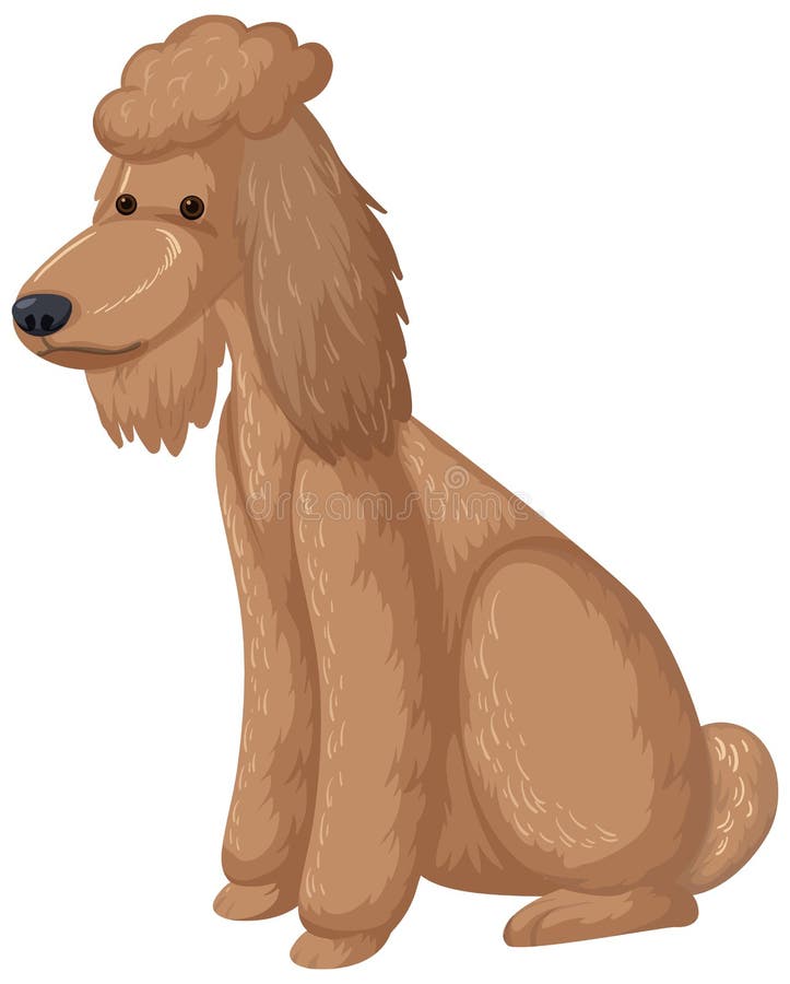 White Puddle in Sitting Position Cartoon Character Isolated on ...