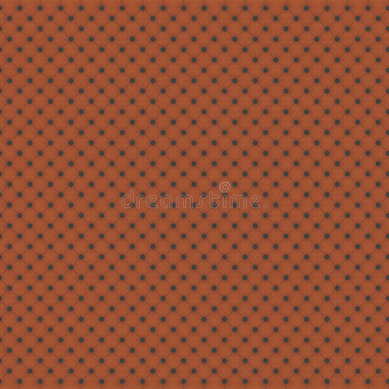 Brown Quilted Fabric Background Texture with Black Buttons. 3d ...