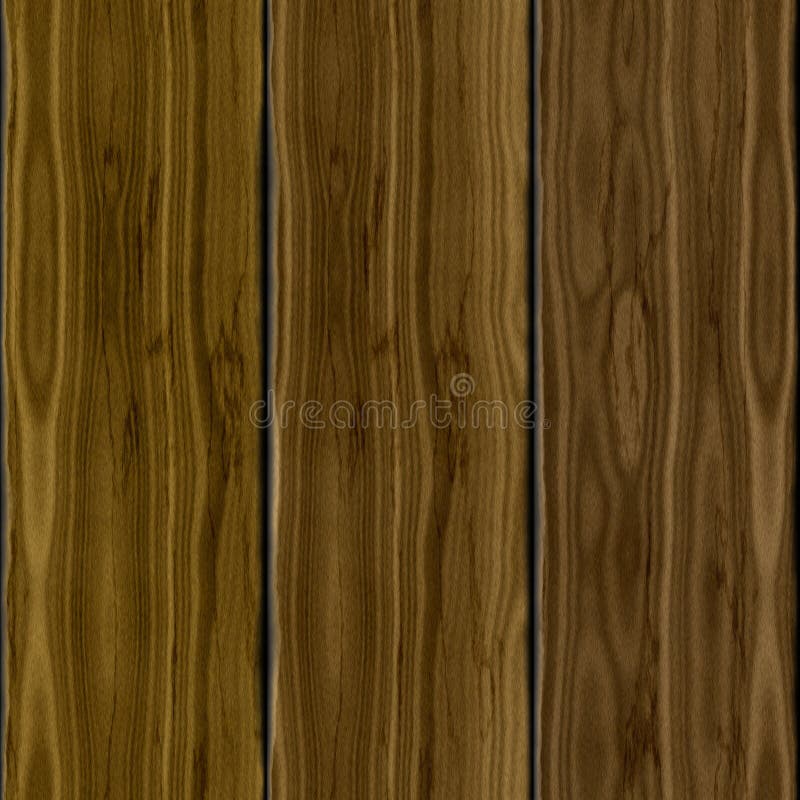 Brown Realistic Three Wooden Planks Texture Background Stock ...