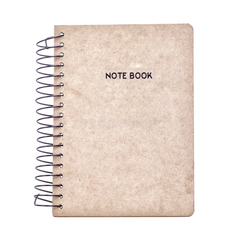 Old Notebook Cover stock image. Image of journal, copy - 20744995