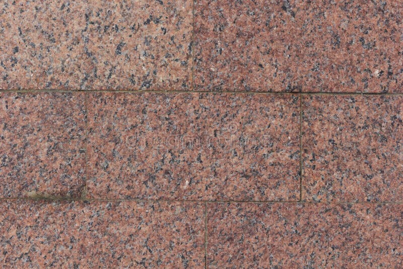 Brown-red Granite Pavement. Pavement Texture Background. Stock Photo ...