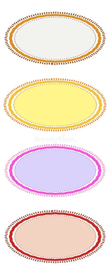 Abstract Pink Purple Oval Logo Stock Illustration - Illustration of ...