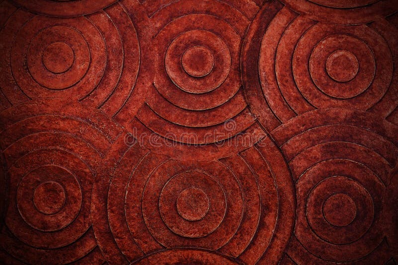 Brown Red Stone with Vignette Stock Image - Image of modern, rock: 58498353